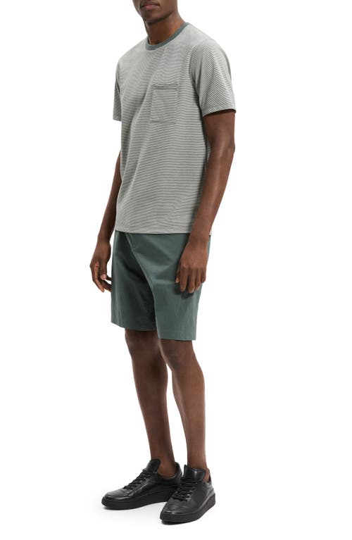 THEORY bird's eye ringer t-shirt